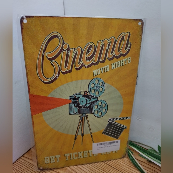 Wall Decor | Movie Cinema Metal Sign 8x12 In | Poshmark